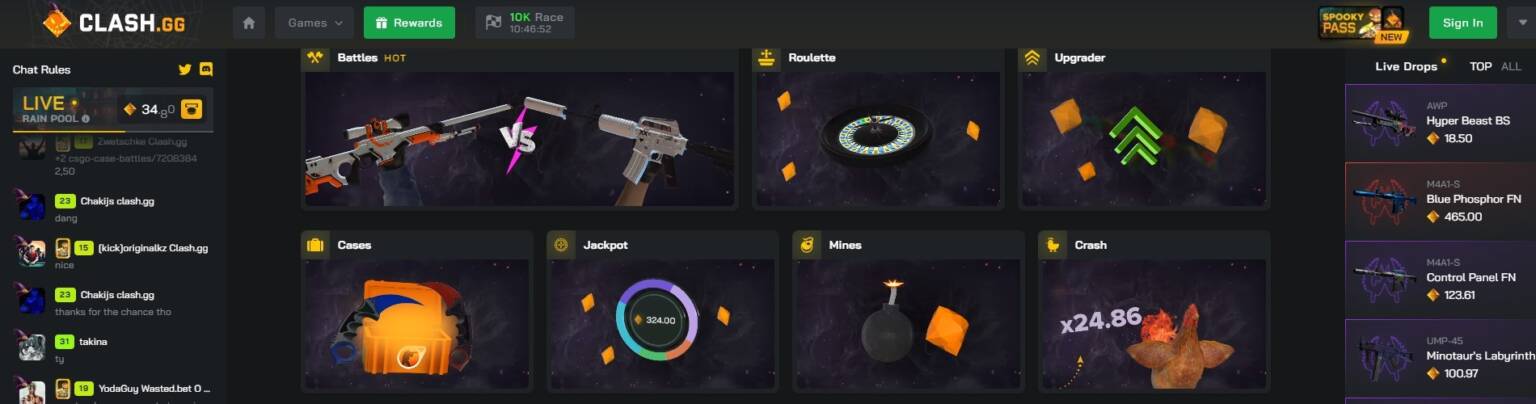 Clash.GG Promo Codes für 2025 auf CSGOTotem.com