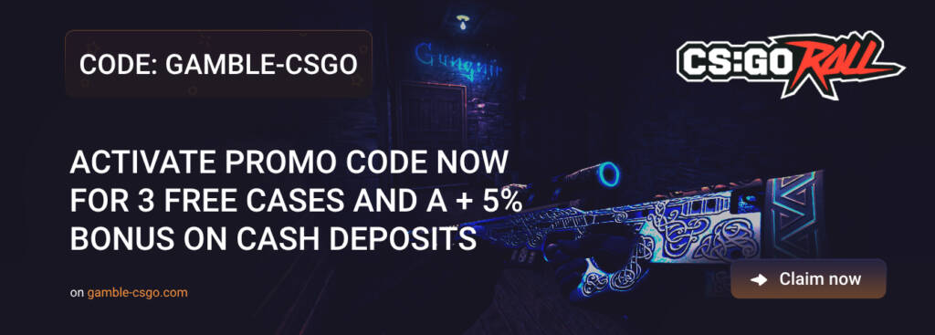 CSGORoll Promo Code 2024: "HELGO" For 3 Free Cases