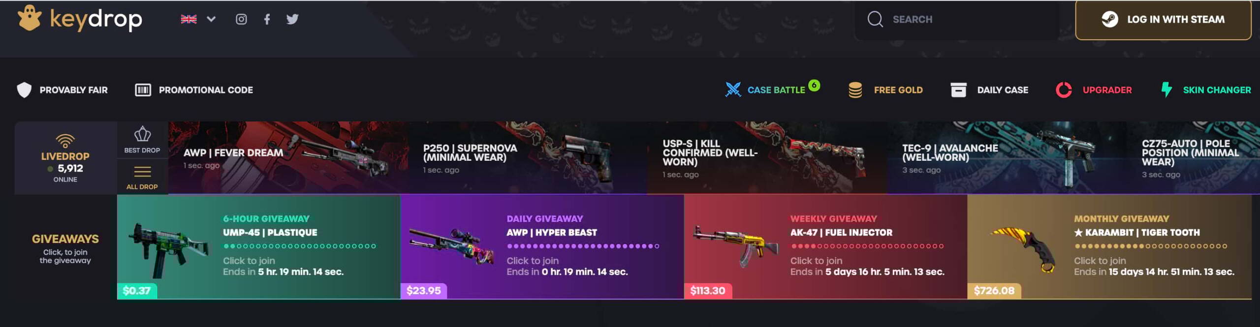 Key Drop Promo Code & Review em Junho 2024