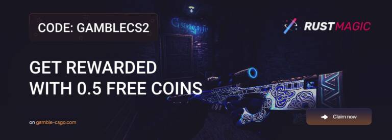 RustMagic Promo Code 2025 Use GAMBLECS2 & Get 3 Free Cases