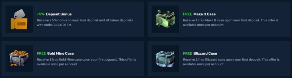 Rain.GG Promo Code 2025: CSGOTOTEM for 3 Free Cases