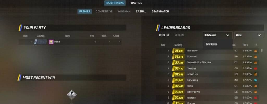 CS2 Ranks 2025: Full Guide to Competitive & Premier System