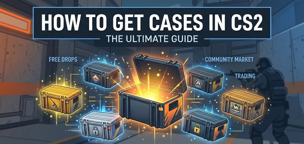 How to Get Cases in CS2 - Free Case Drops and Ways to Get Them